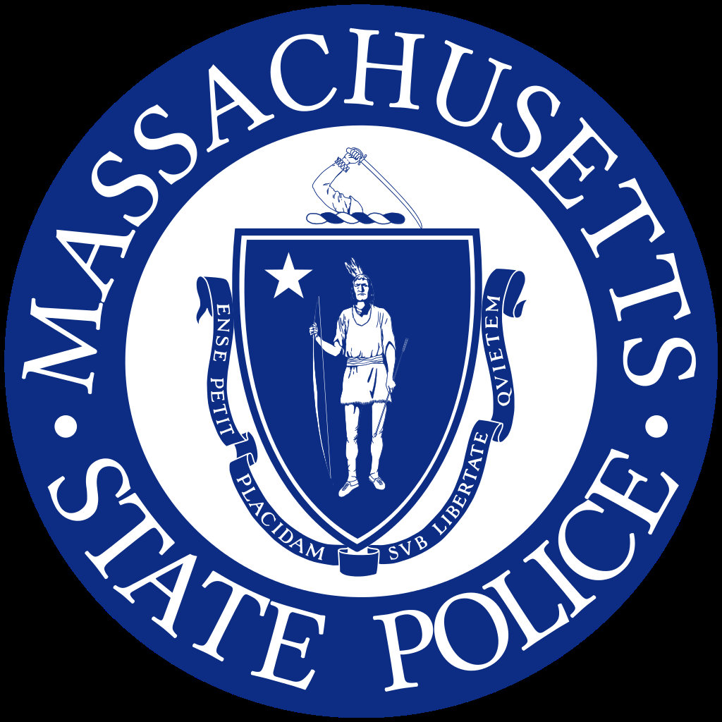 Massachusetts State Police Self-adhesive Decal (contour Cut) - Etsy
