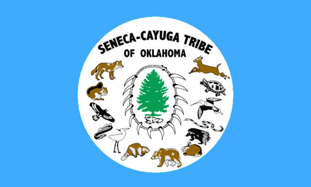 Flag of the Seneca-cayuga Indian Self-adhesive Decal (native American ...