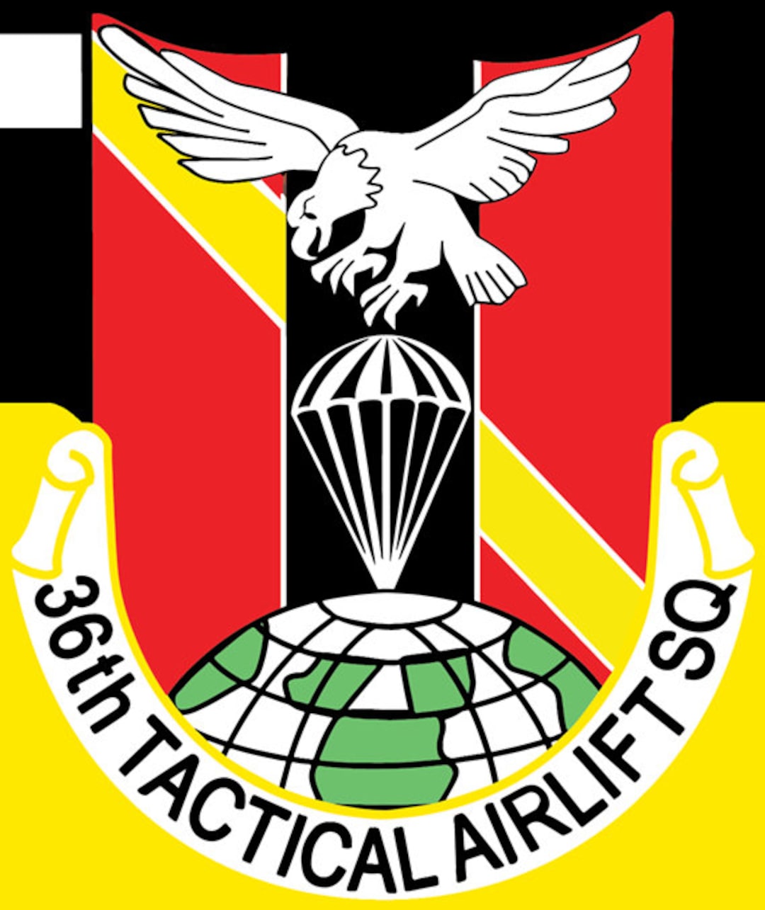 USAF 36th Tactical Airlift Squadron Self-adhesive Decal (contour Cut ...