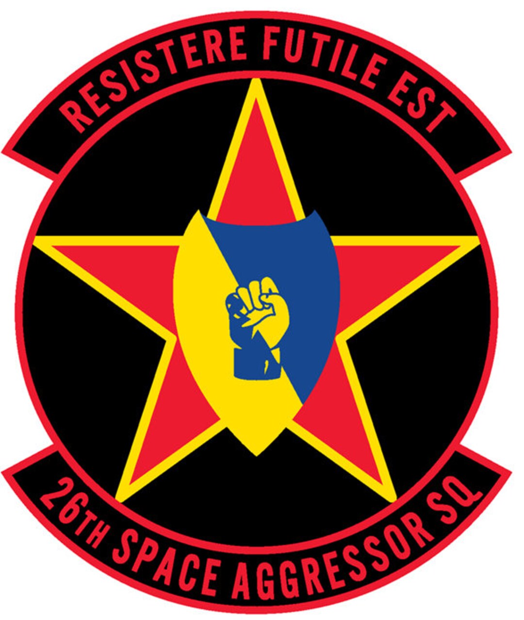 USAF 26TH Space Aggressor Squadron Self-adhesive Decal (contour Cut) - Etsy