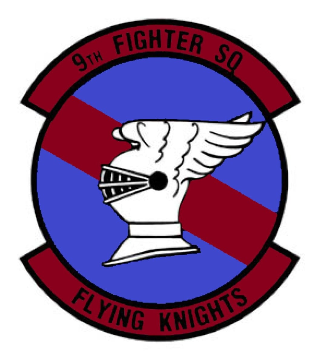 USAF 9th Fighter Squadron Self-adhesive Decal (contour Cut) - Etsy