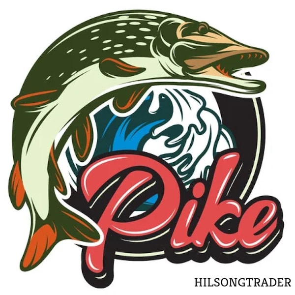 Northern Pike Stickers - Etsy