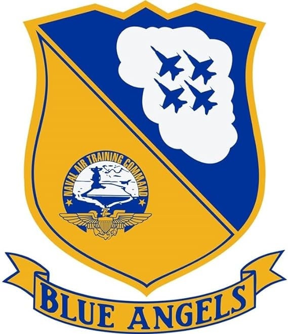US Navy Blue Angels Decal contour Cut Measurement in Height. - Etsy