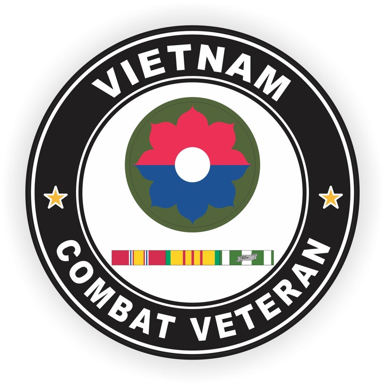 US Army 9th Infantry Division Vietnam Combat Veteran With Ribbons Self ...