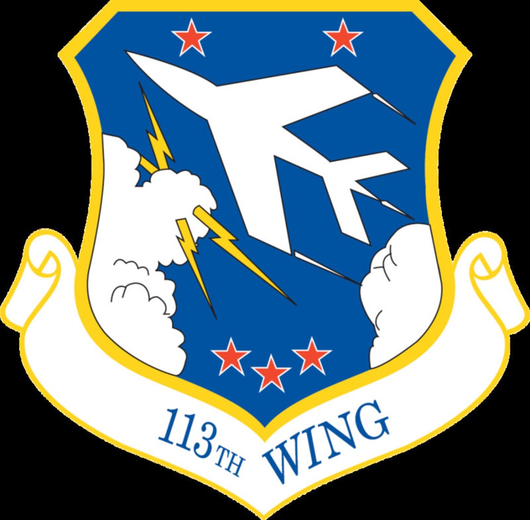 USAF 113th Fighter Wing Self-adhesive Decal (contour Cut) - Etsy