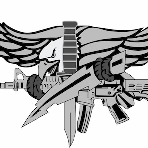 SWAT Insignia Self-adhesive Decal contour Cut - Etsy