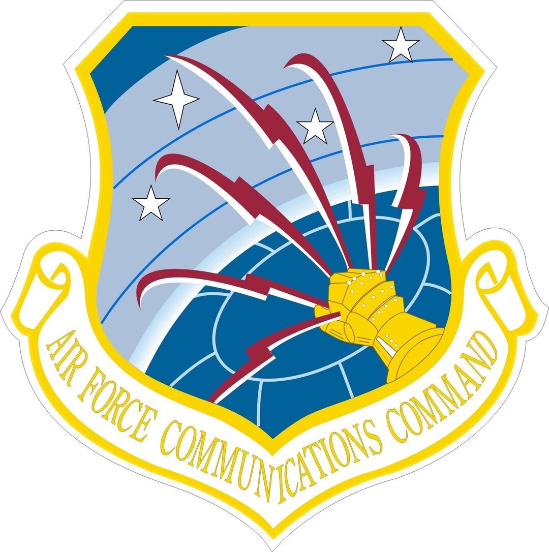 USAF Communications Command Self-adhesive Decal (contour Cut) - Etsy
