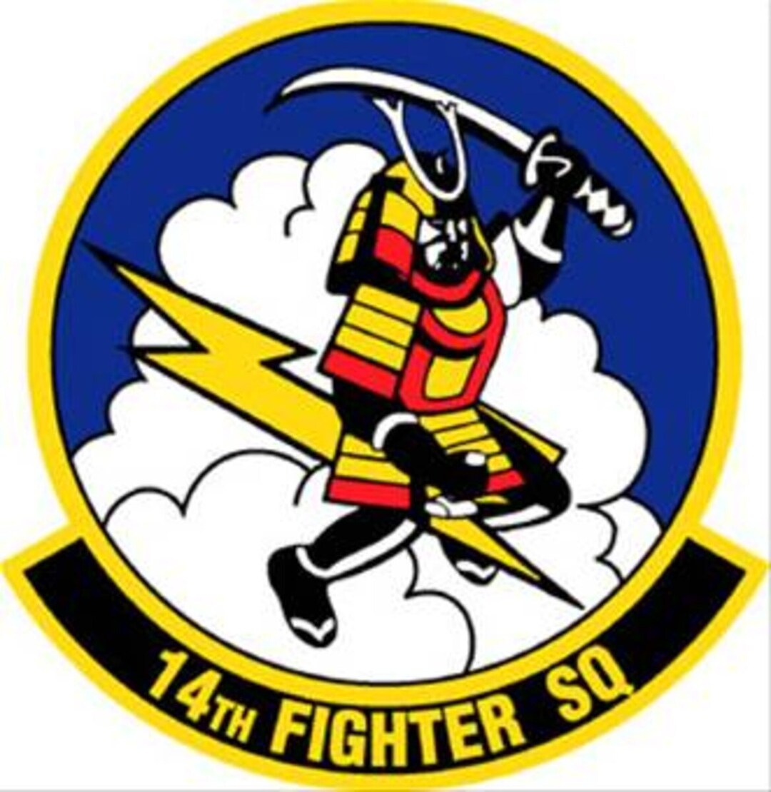 USAF 14th Fighter Squadron Self-adhesive Decal (contour Cut) - Etsy