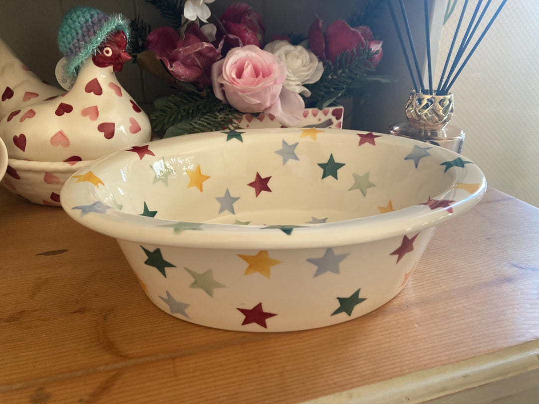Emma Bridgewater Polka Stars PIED Dish * Super Rare * English Pottery ...