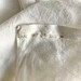 Antique French LINEN Fil Sheet fluid Linen Monogramed DP Lace Trimming ...