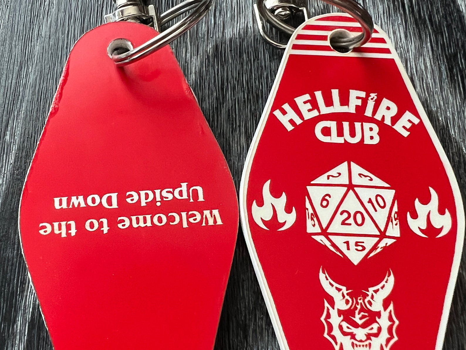 Fire Hell Club Retro Keychain Hell Club Fire Club Vintage - Etsy