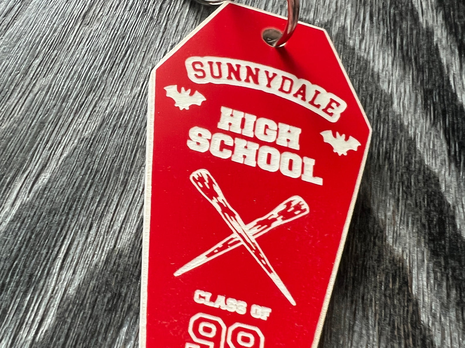 Buffy the Vampire Slayer Retro Coffin Keychain Vintage - Etsy