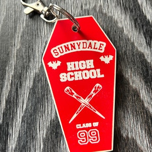 Buffy the Vampire Slayer Retro Coffin Keychain, Vintage Keychain, BTVS ...