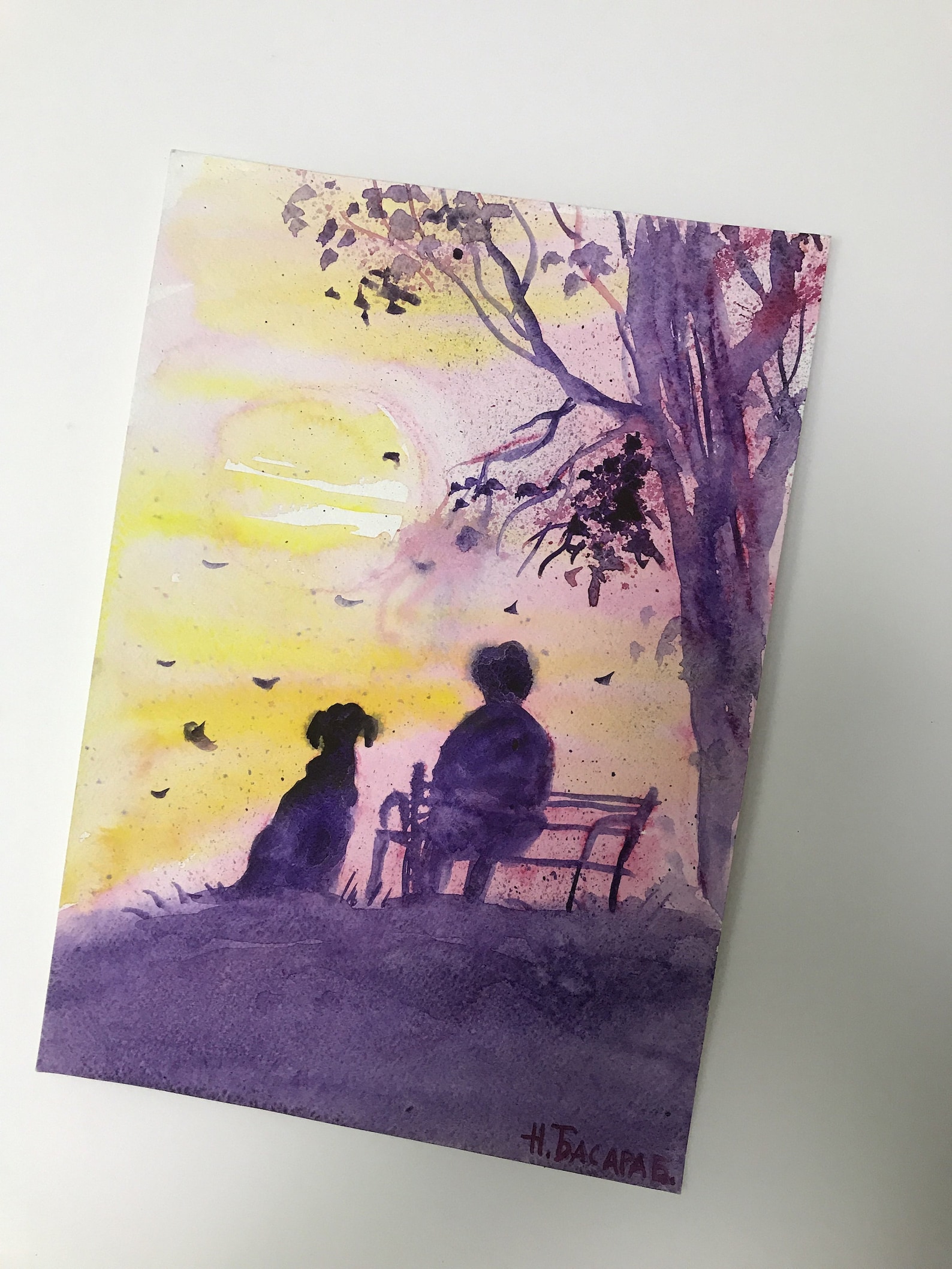 Best Friend Painting Best Friend Drawing Drawing Friend | Etsy