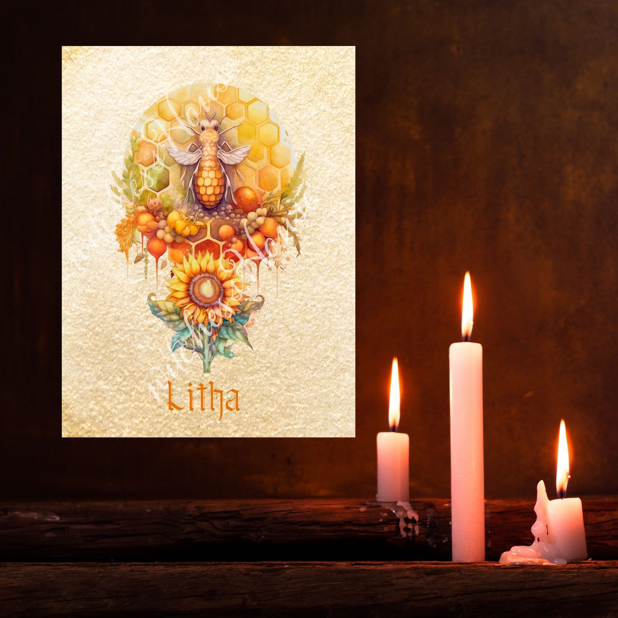 Litha Blessings Printable Art Wall. DIGITAL DOWNLOAD Art for - Etsy