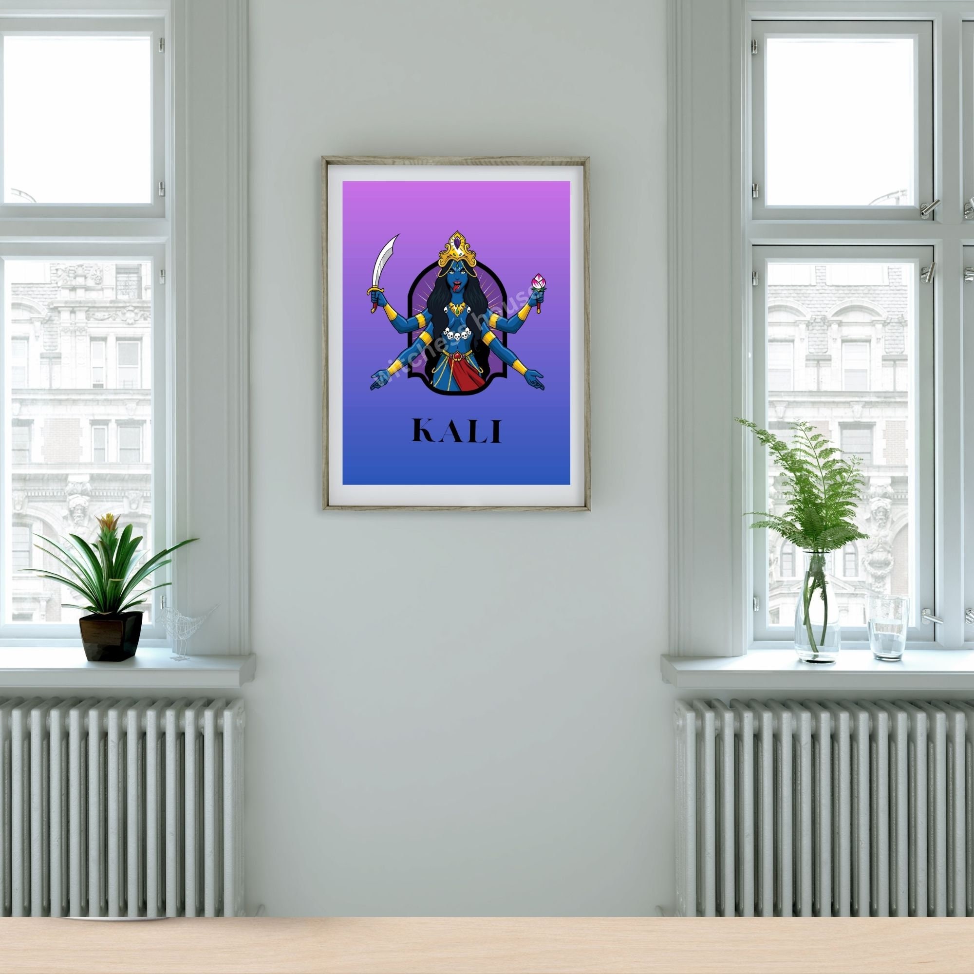 Kali Powerful Warrior Goddess Printable Art. - Etsy