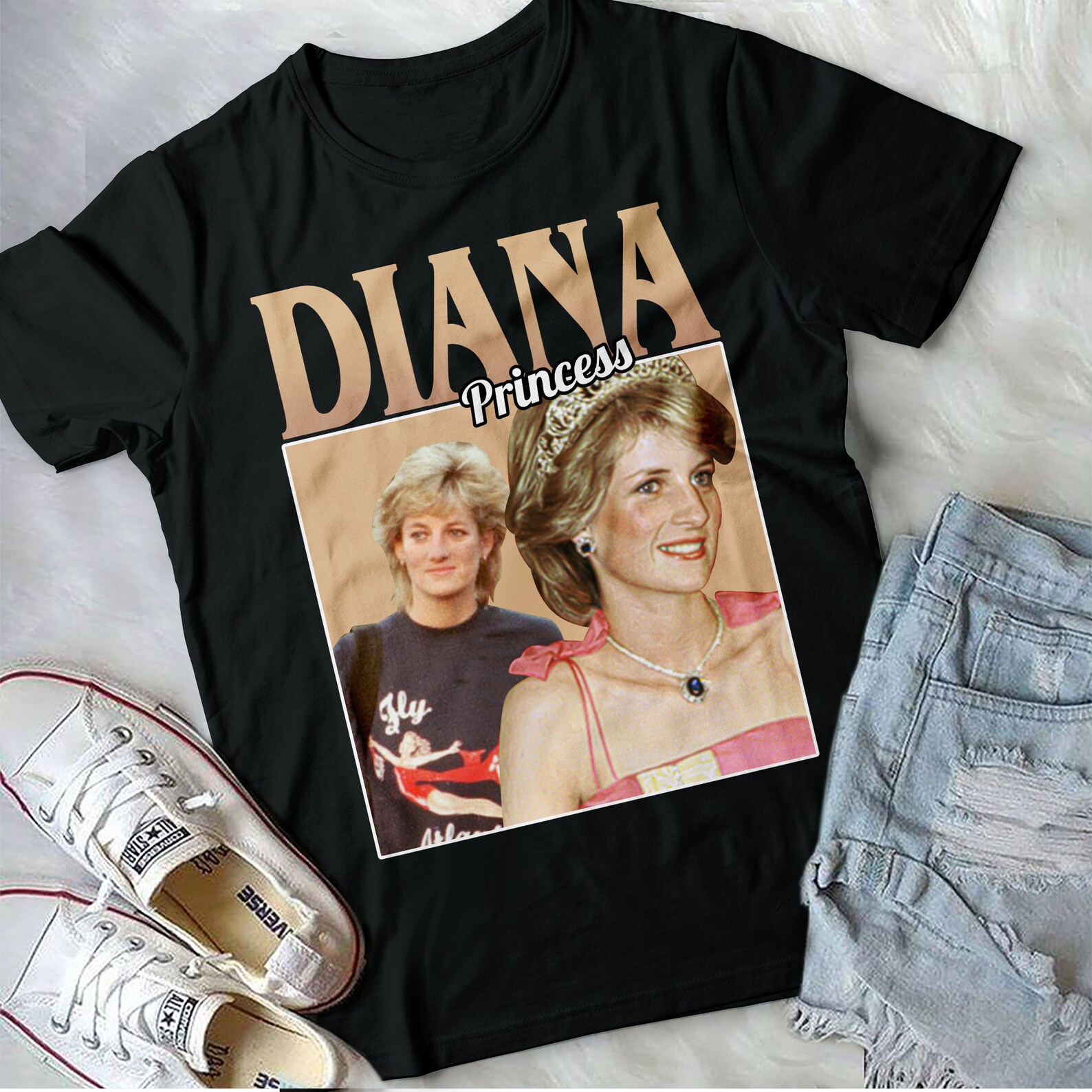 Princess Diana Unisex T Shirt Hoodie Sweatshirt Vintage | Etsy