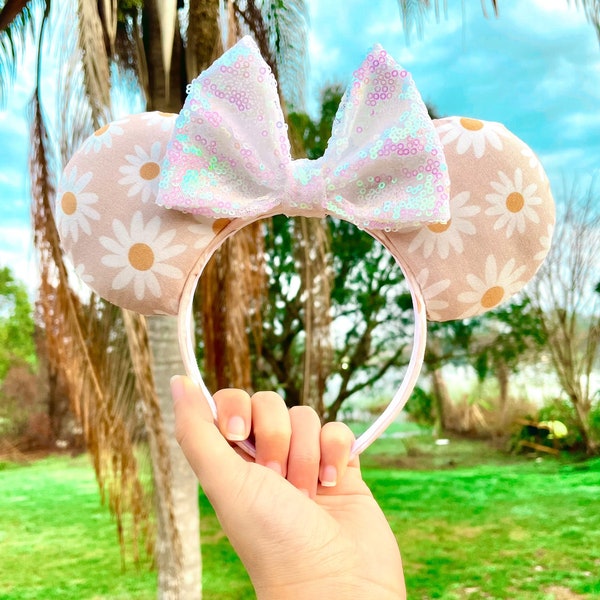 Minnie Mouse Ears Daisy - Etsy