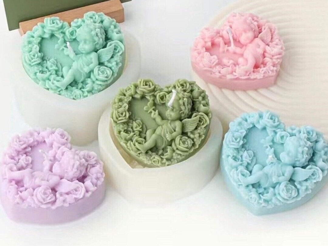Heart Shaped Cupid Angel Baby Soap,baby Shower Angel Favors,gender ...