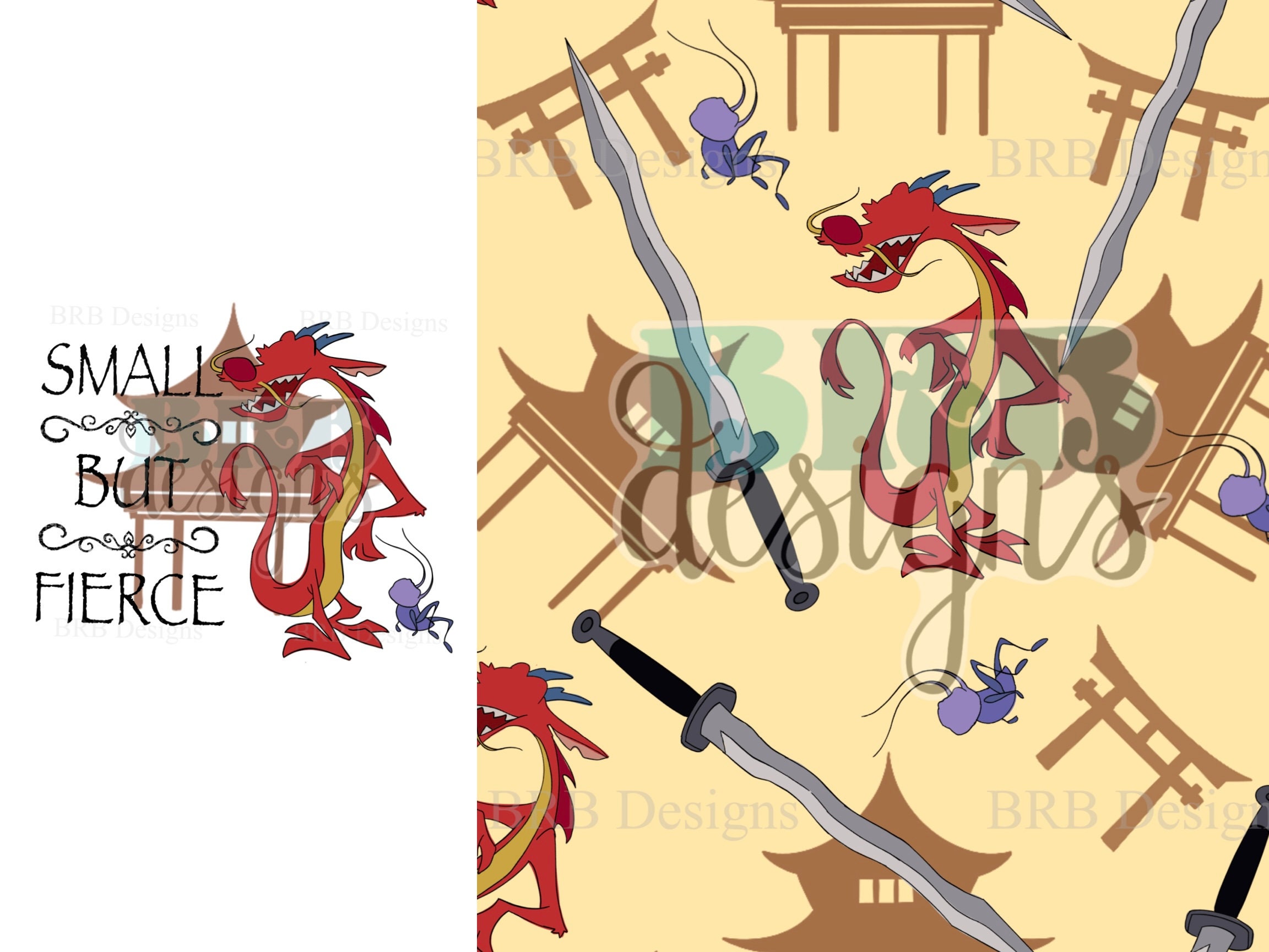 Small but Fierce Sublimation PNG File - Etsy