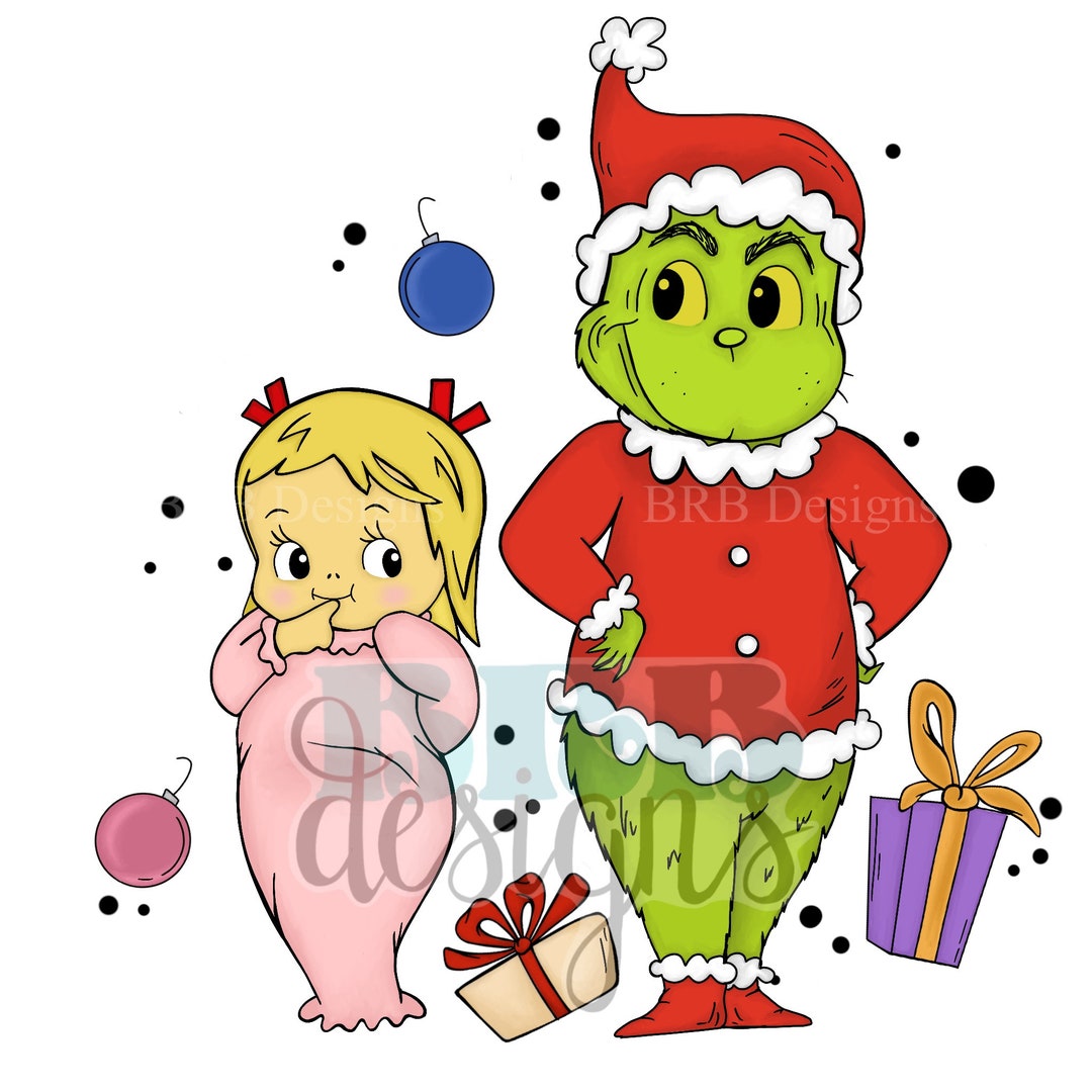 Mean One and Cindy Hand Drawn PNG Digital File - Etsy