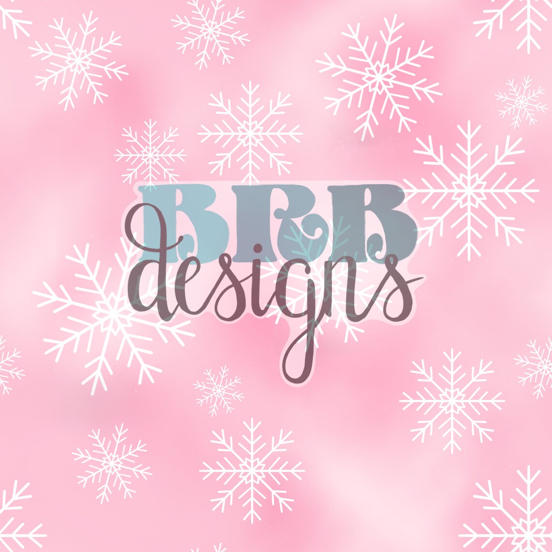 Pink Snowflake Seamless Files - Etsy