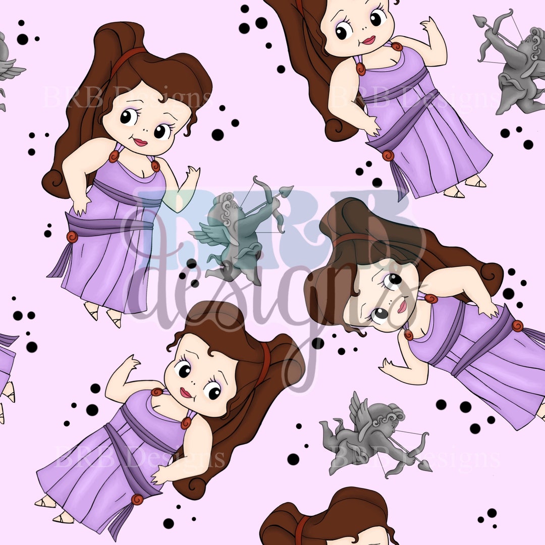 Meg Hand Drawn Seamless PNG Digital File - Etsy