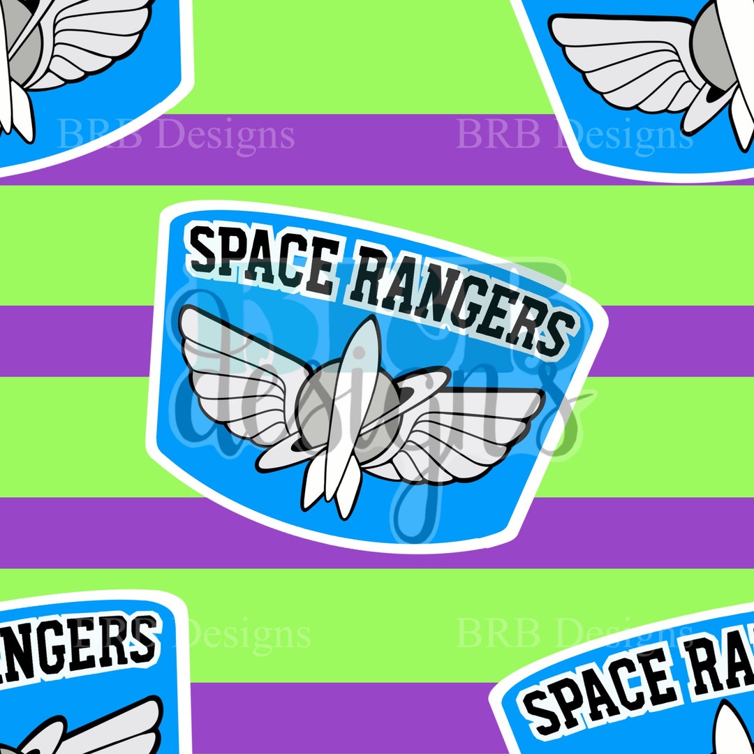 Space Ranger Hand Drawn Digital PNG Seamless File - Etsy
