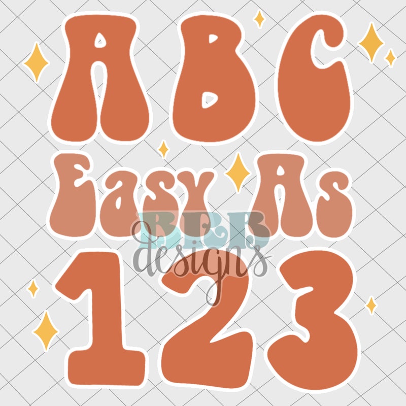 Abc 123 - Etsy