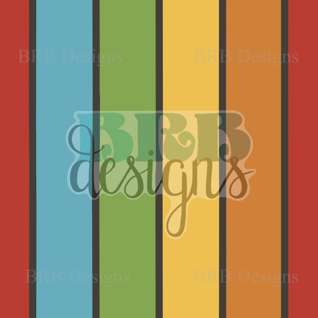 Lucky Matching Stripes Seamless PNG File - Etsy