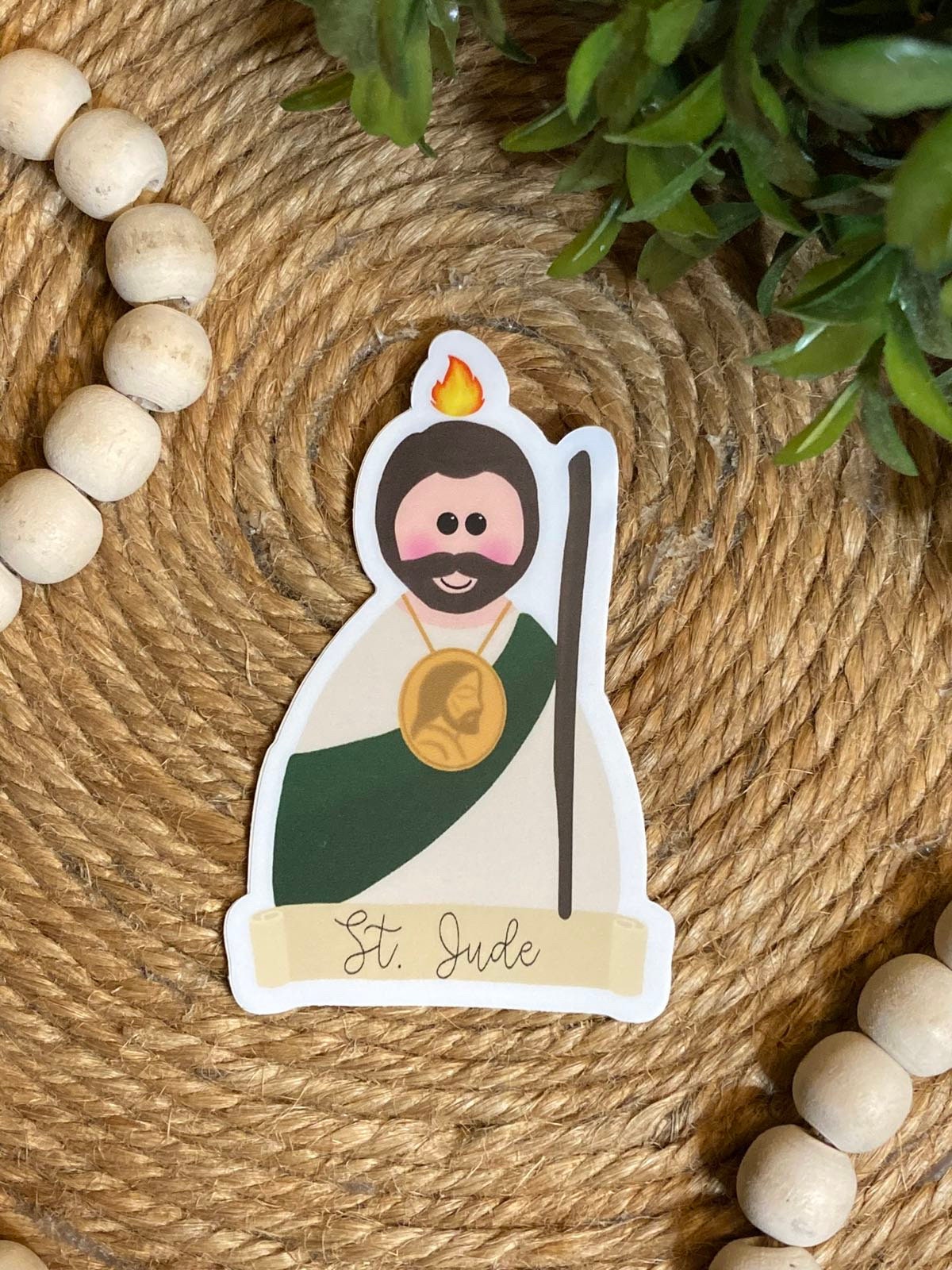 St. Jude Vinyl Sticker - Etsy