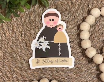St. Anthony of Padua Sticker Catholic Gifts for Catholic Confirmation ...