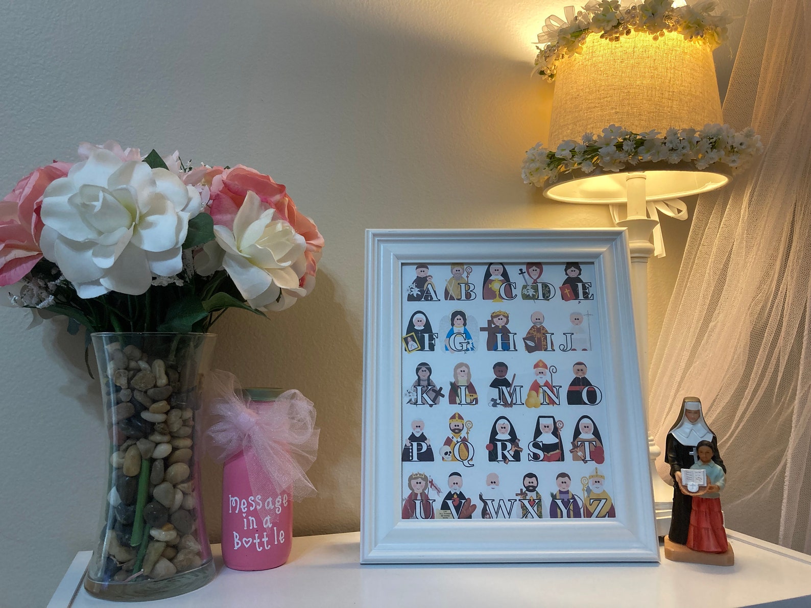 Holy Friends in Heaven Alphabet Print - Etsy