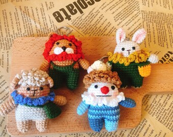 Crochet Lion Keychain - Etsy