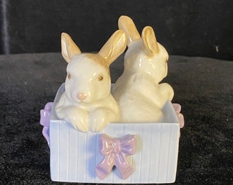 Lladro Bunny Rabbit Figurine - Etsy