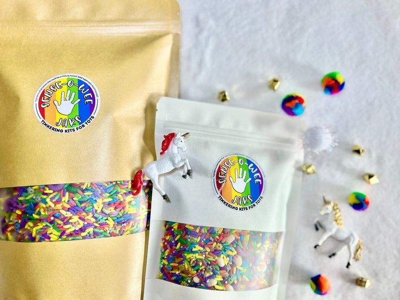 Unicorns and Rainbows Sensory Kit | Sensory Play Base | Sensory Bin ...