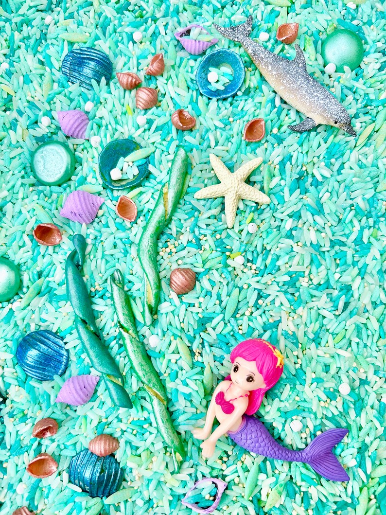 Mermaid Sensory Kit | Sensory Play Base | Sensory Bin Filler | Tinker ...