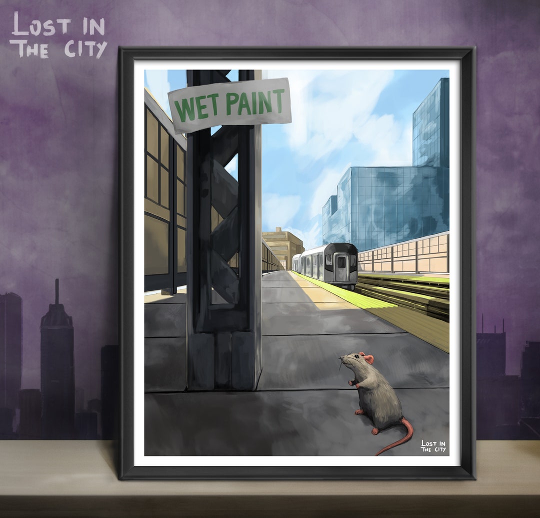 Subway Rat 2 | Lost in the City - Etsy