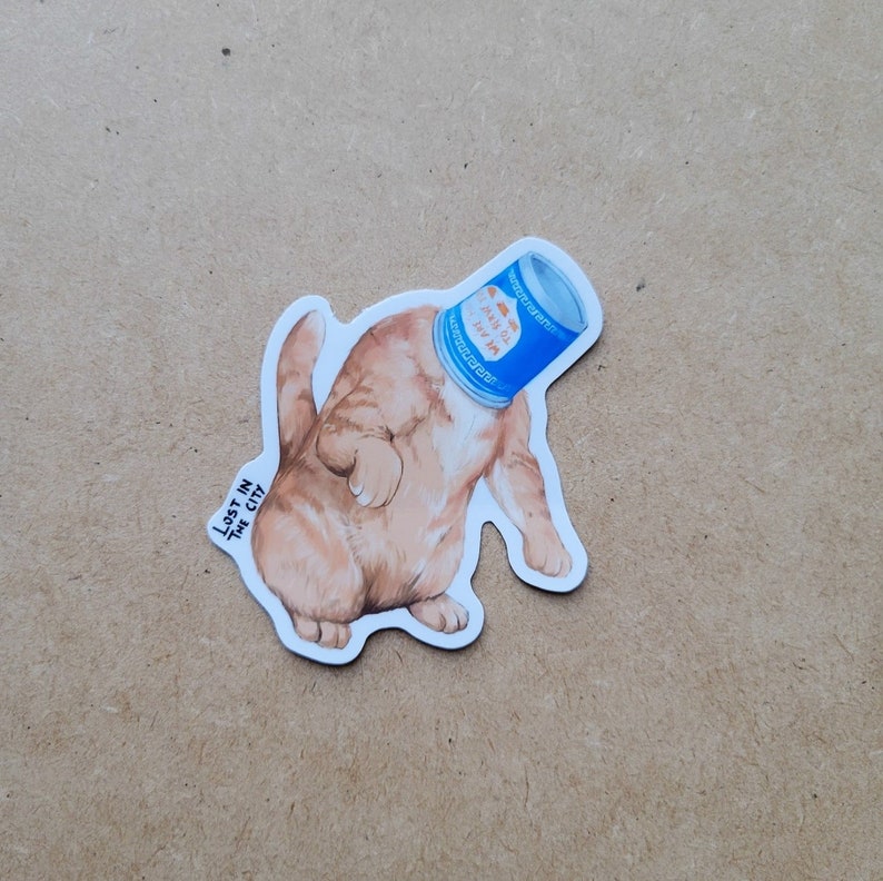 Bodega Cat Stickers | Lost in the City - Vinyl Die Cut Waterproof - Etsy