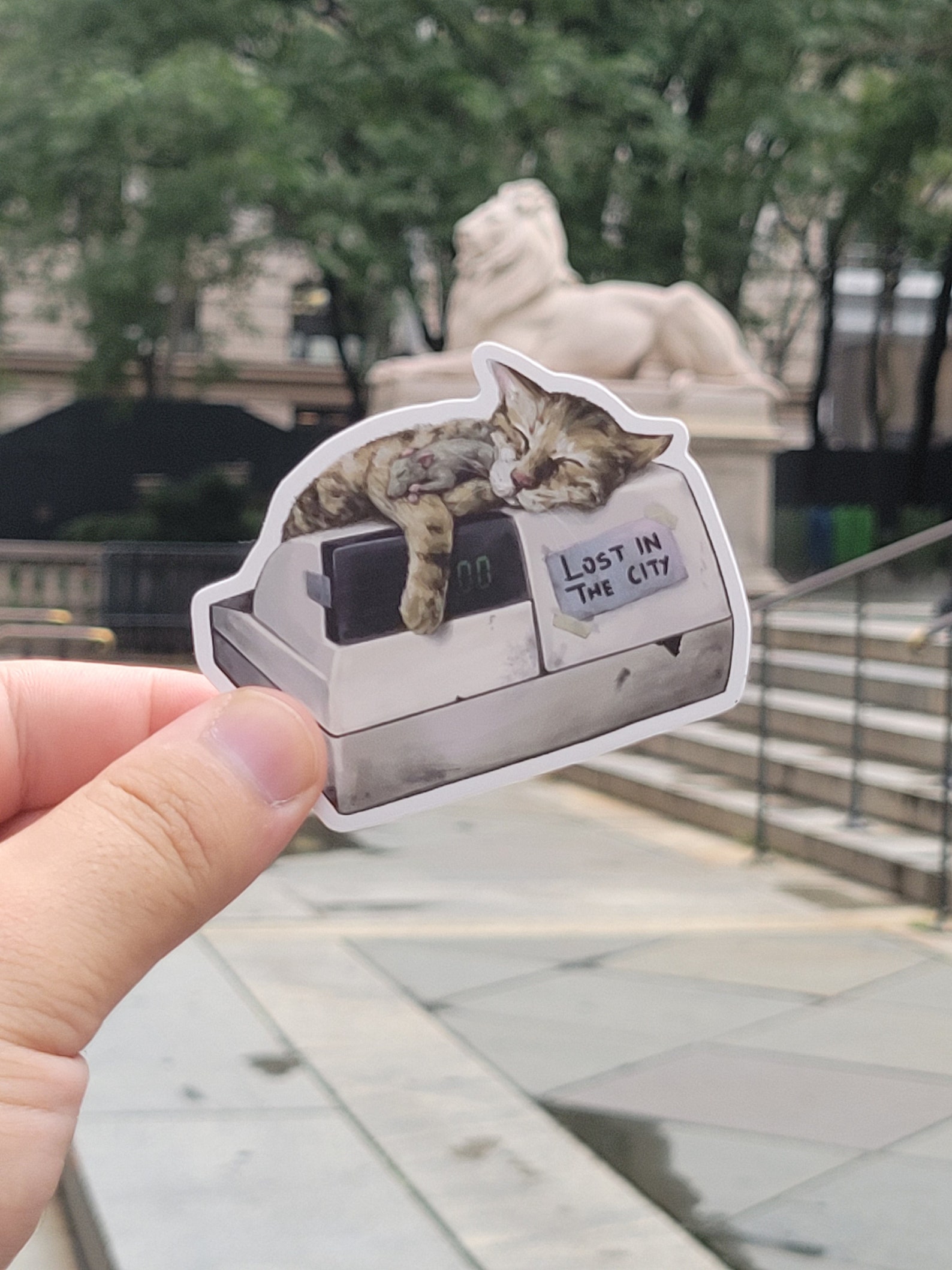 Bodega Cat Stickers | Lost in the City - Vinyl Die Cut Waterproof - Etsy