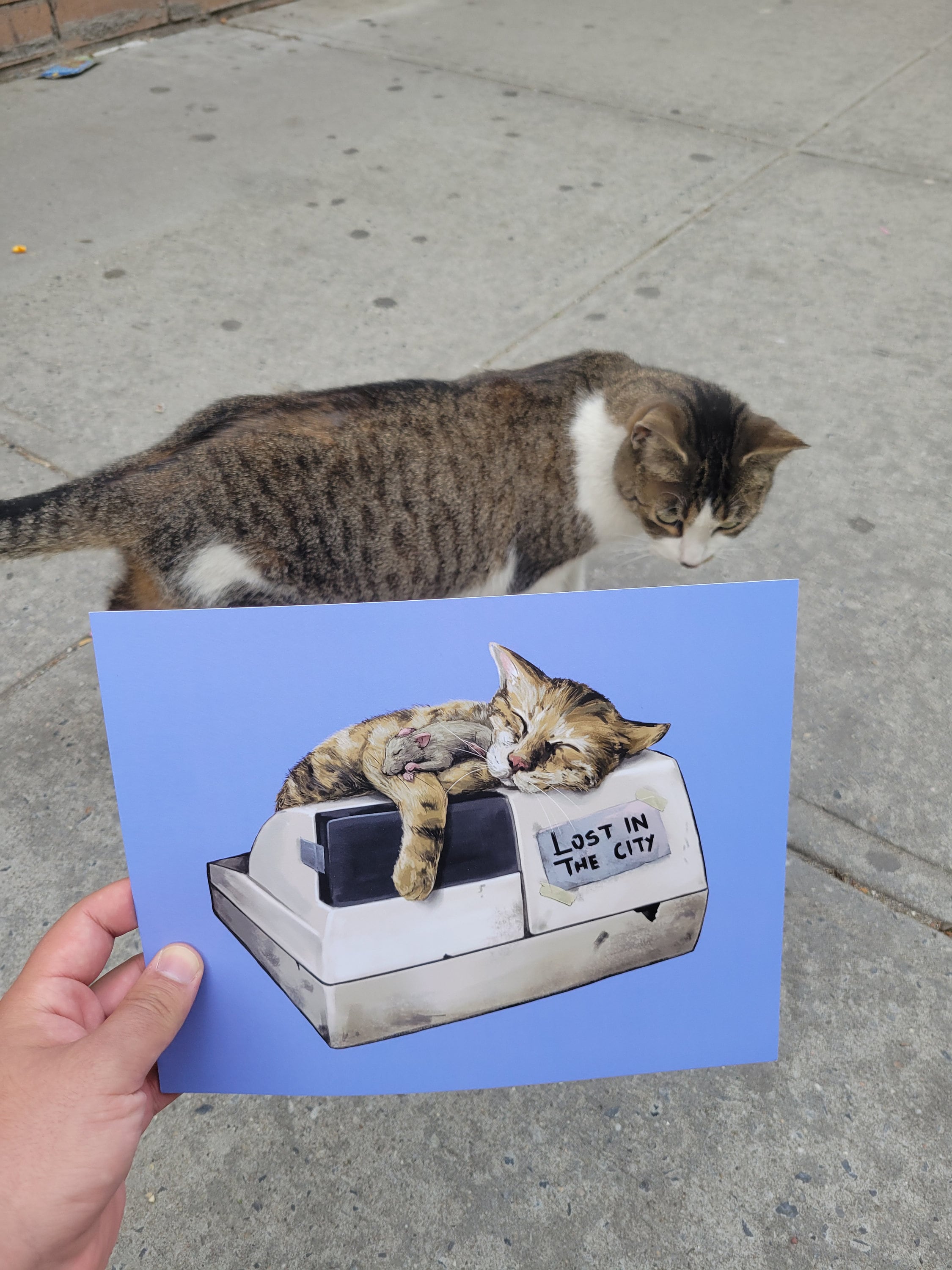 Bodega Cat and Rat Poster | Lost in the City - Etsy