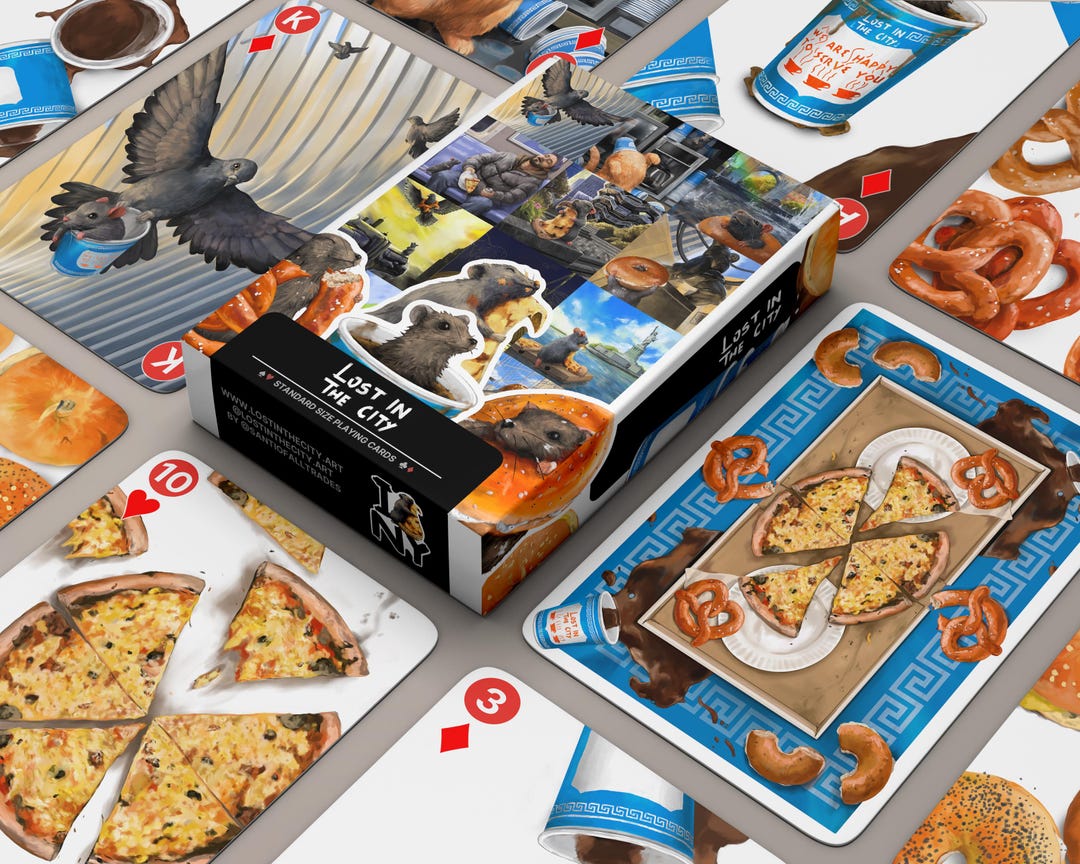 Deck of Rat Cards | Lost in the City - Etsy