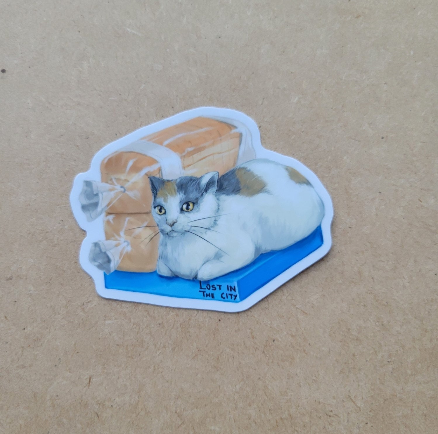 Bodega Cat Stickers | Lost in the City - Vinyl Die Cut Waterproof - Etsy