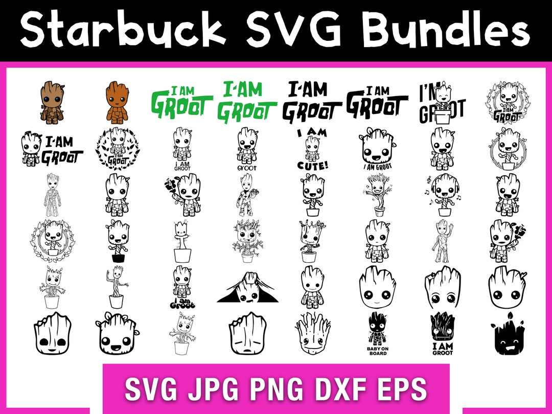 Groot Svg, Baby Groot Svg, I Am Groot Svg, Groot Clipart, Svg for ...