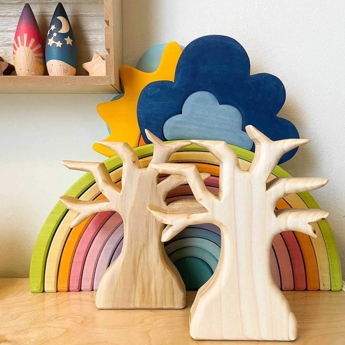 Timberland Wood Toy Tree - Etsy