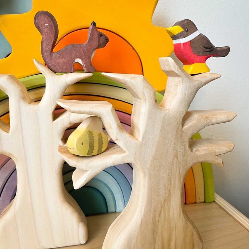 Timberland Wood Toy Tree - Etsy