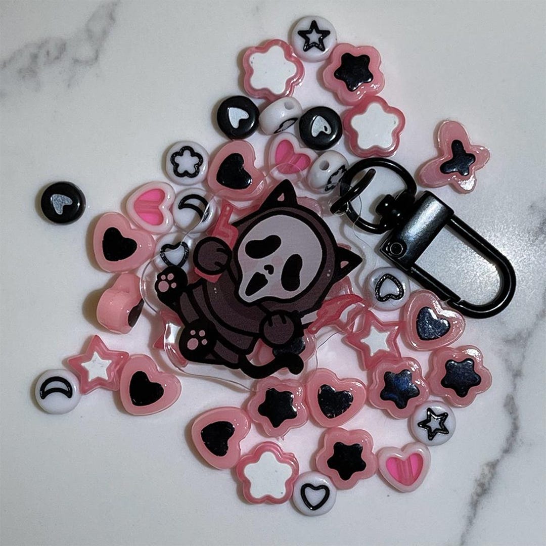 Grim Reaper Kitty Keychains - Etsy