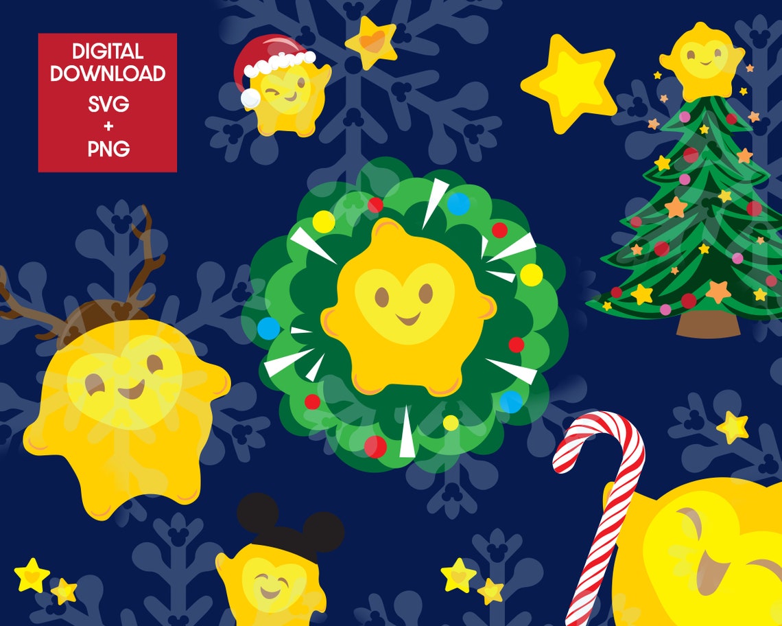 Christmas Star Character - SVG Files - Wish Upon a Star - Etsy