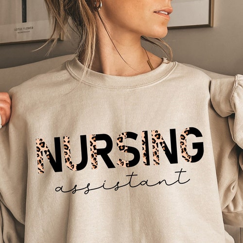 CNA Sweatshirt Certified Nursing Assistant Sweater Gift for - Etsy
