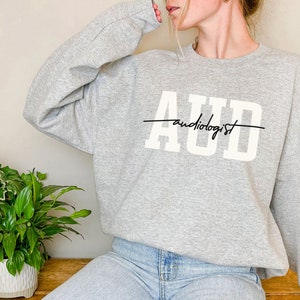 Audiology Sweatshirt, AUD Sweater, Audiologists Gift, Audiology ...